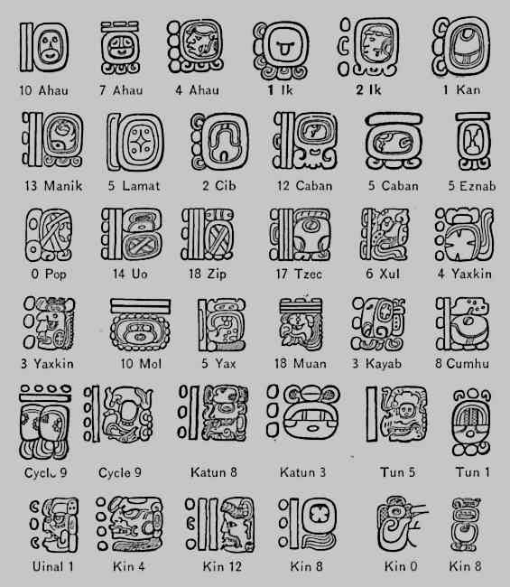 Maya Hieroglyphics Picture Maya Hieroglyphics Picture